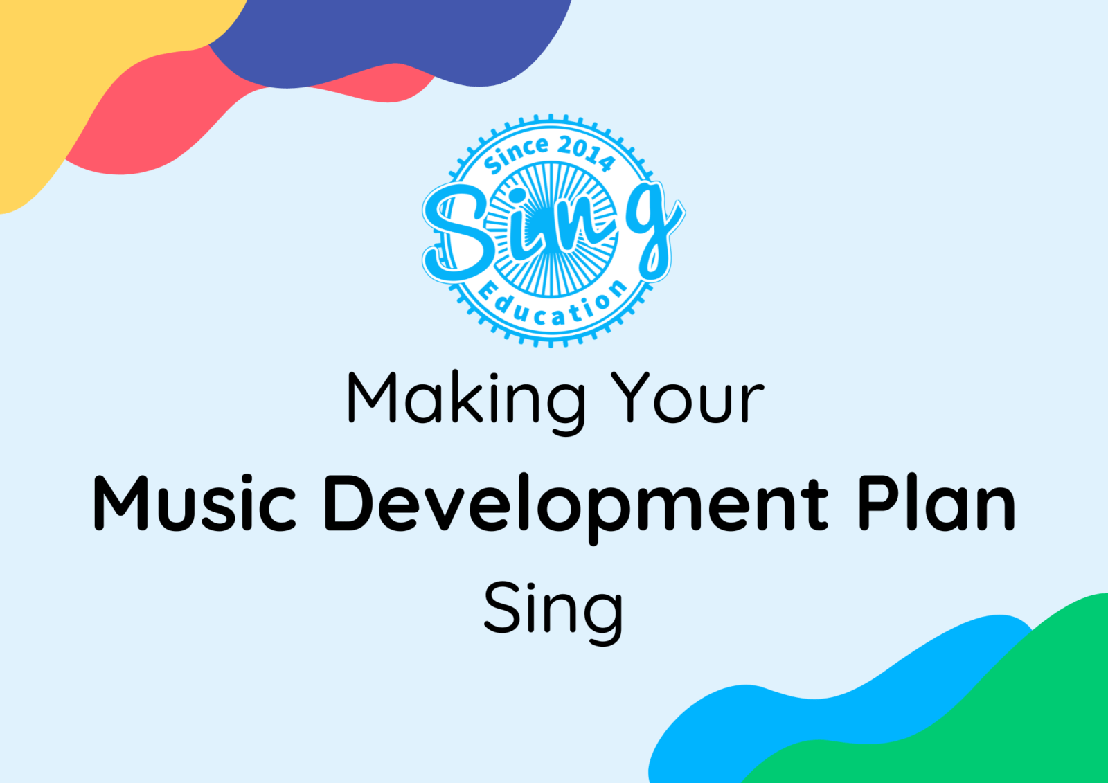 Resources - Sing Education